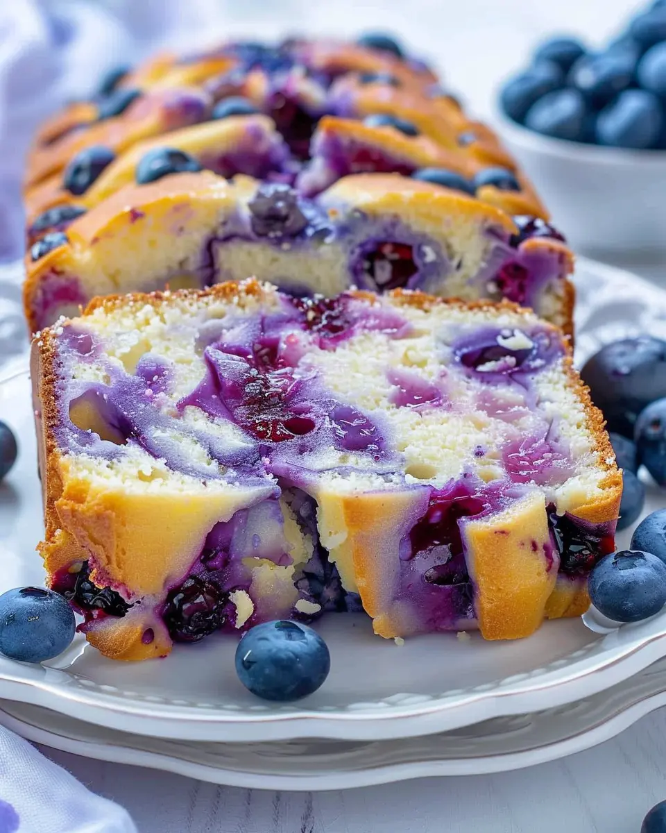 blueberry cream cheese loaf