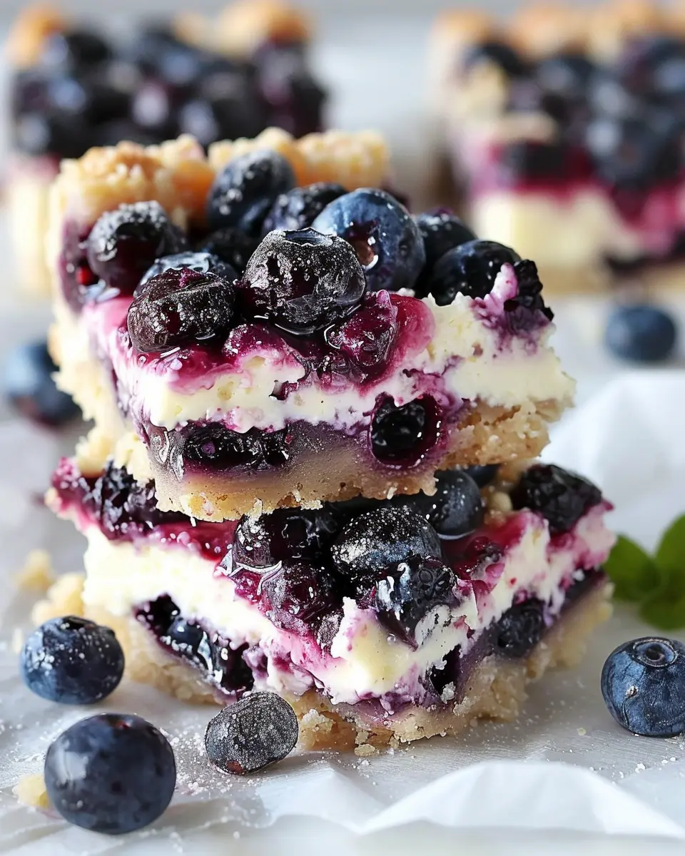 dreamiest blueberry cream cheese bars