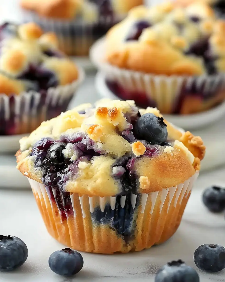 Blueberry Cream Cheese Muffins